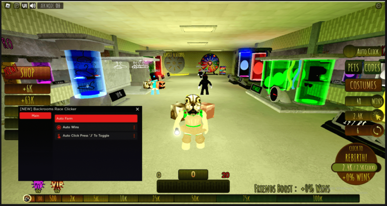 Backrooms Race Clicker Script - October 2025 Roblox Database