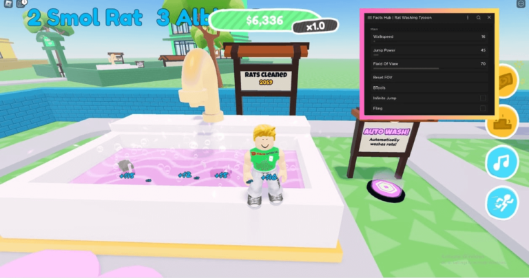 Rat Washing Tycoon Script - Roblox Database