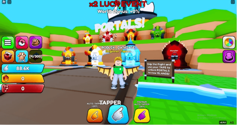 Tapper Simulator Script - Roblox Database