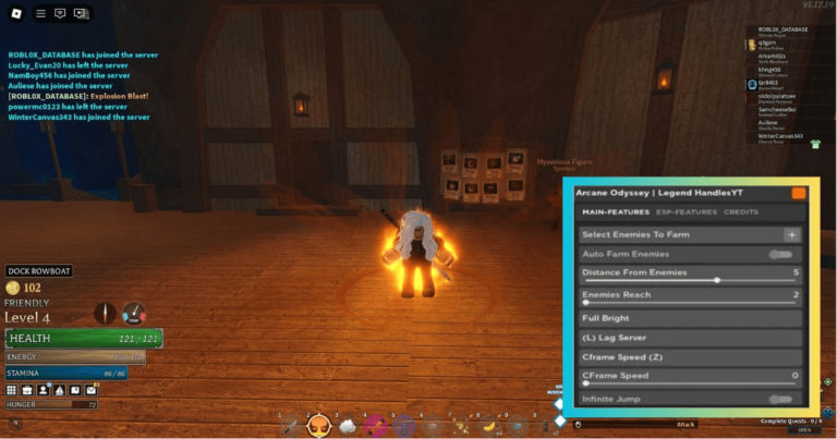 Arcane Odyssey Script - Roblox Database