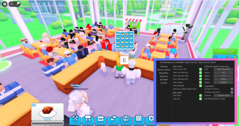 My Restaurant Script - Roblox Database