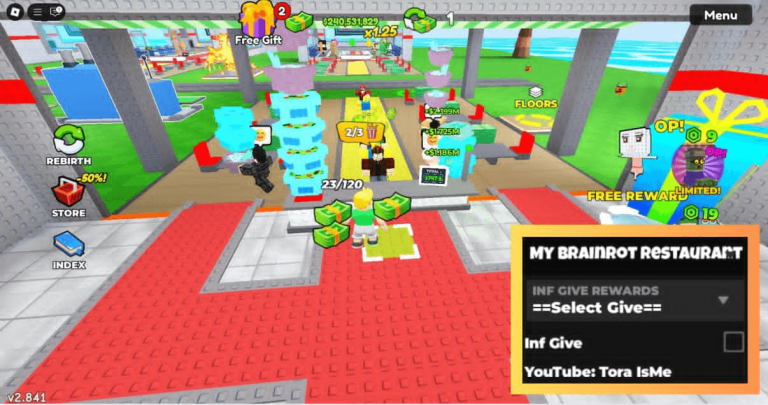 My Brainrot Restaurant Script - Roblox Database