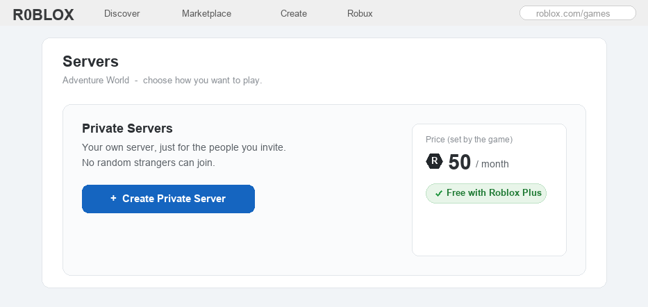 How to Make a Private Server on Roblox - Roblox Database