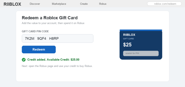 How to Redeem a Roblox Gift Card (Steps) - Roblox Database